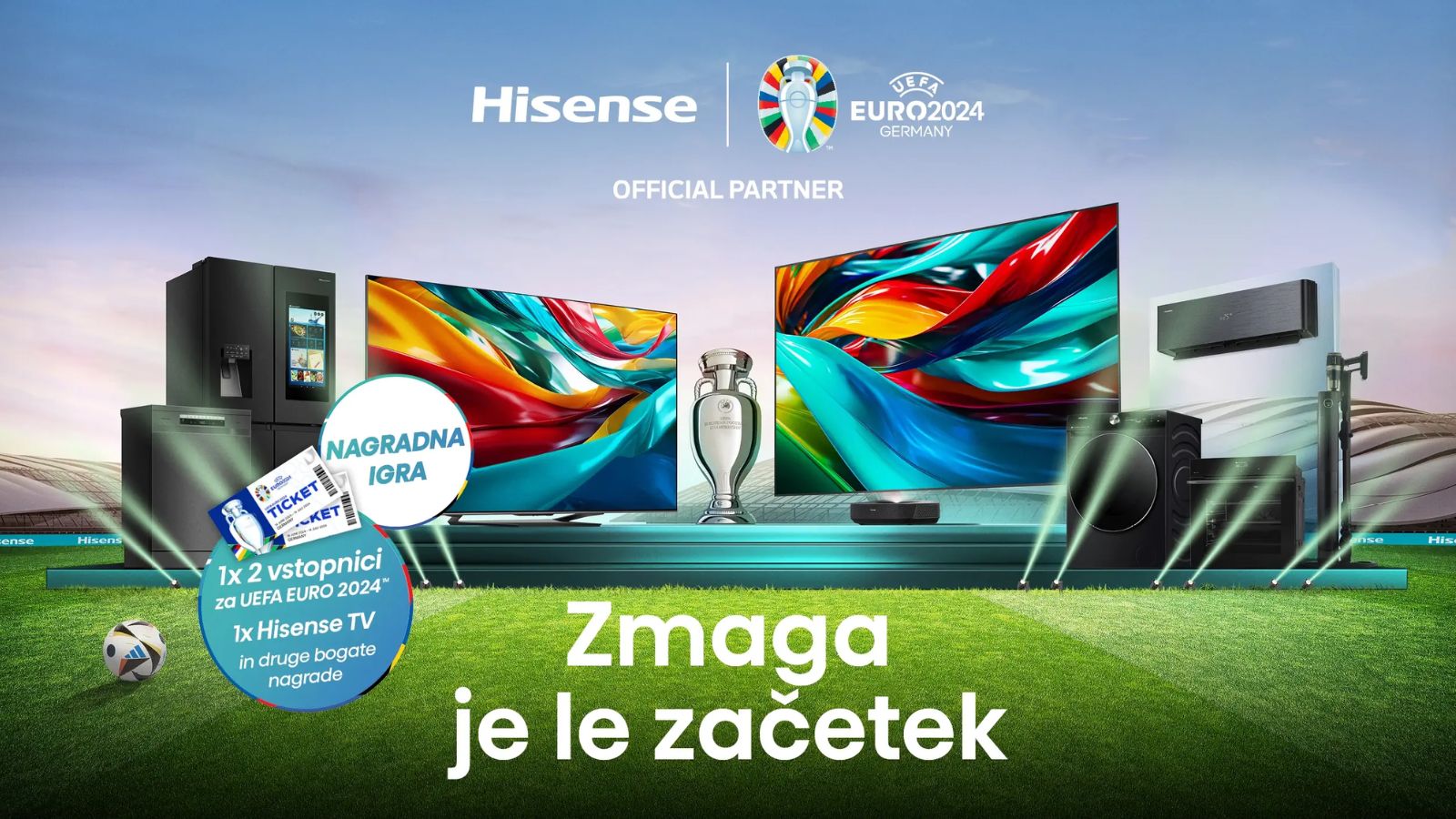 Hisense nagradna igra: Zmaga je le začetek - Nagradne igre Si