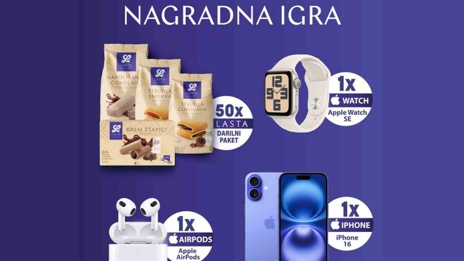 Lasta nagradna igra 2025: Lasta in Mercator nagrajujeta