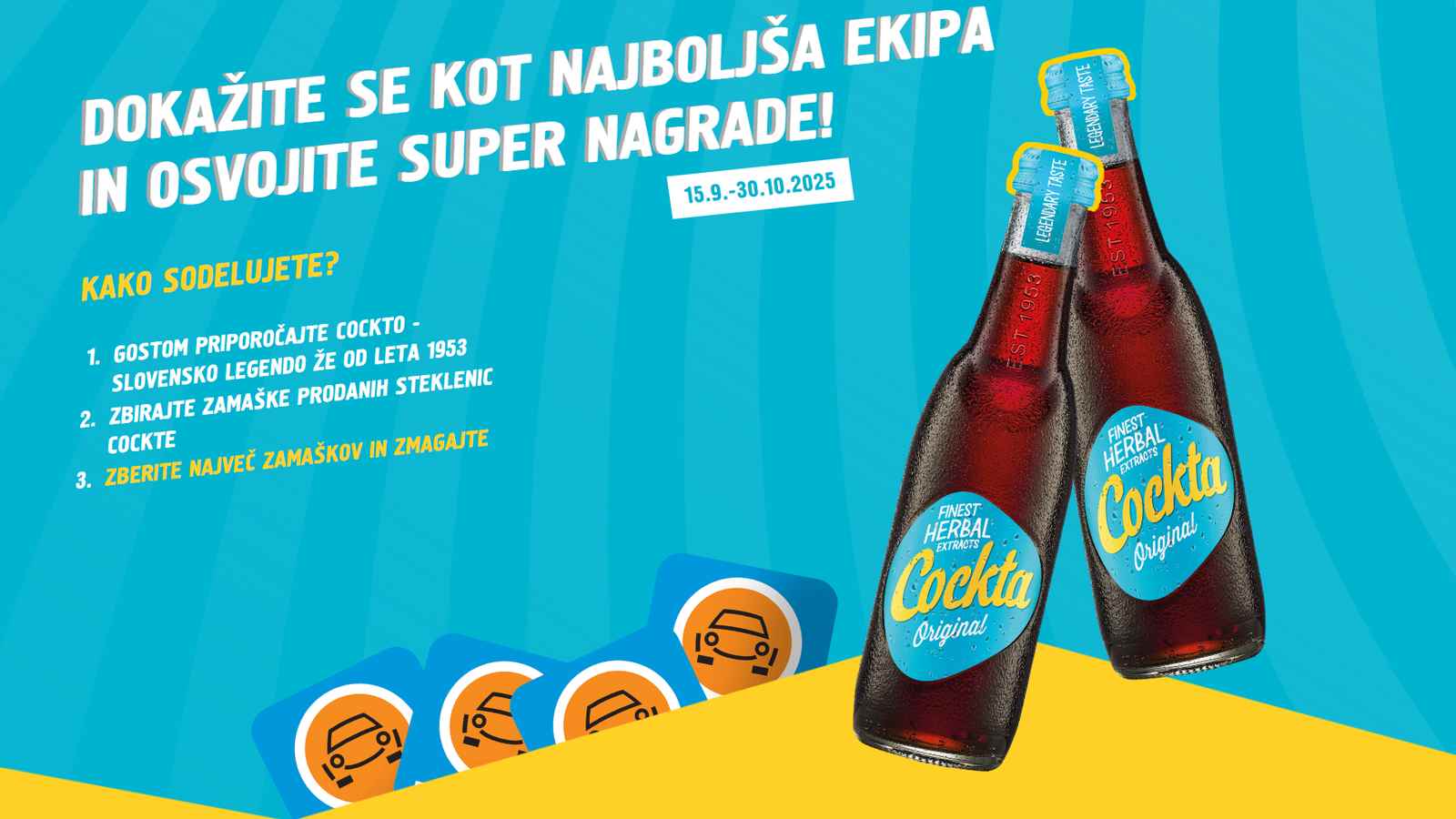 Cockta nagradna igra 2025: SEZONA LEGEND JE TU!