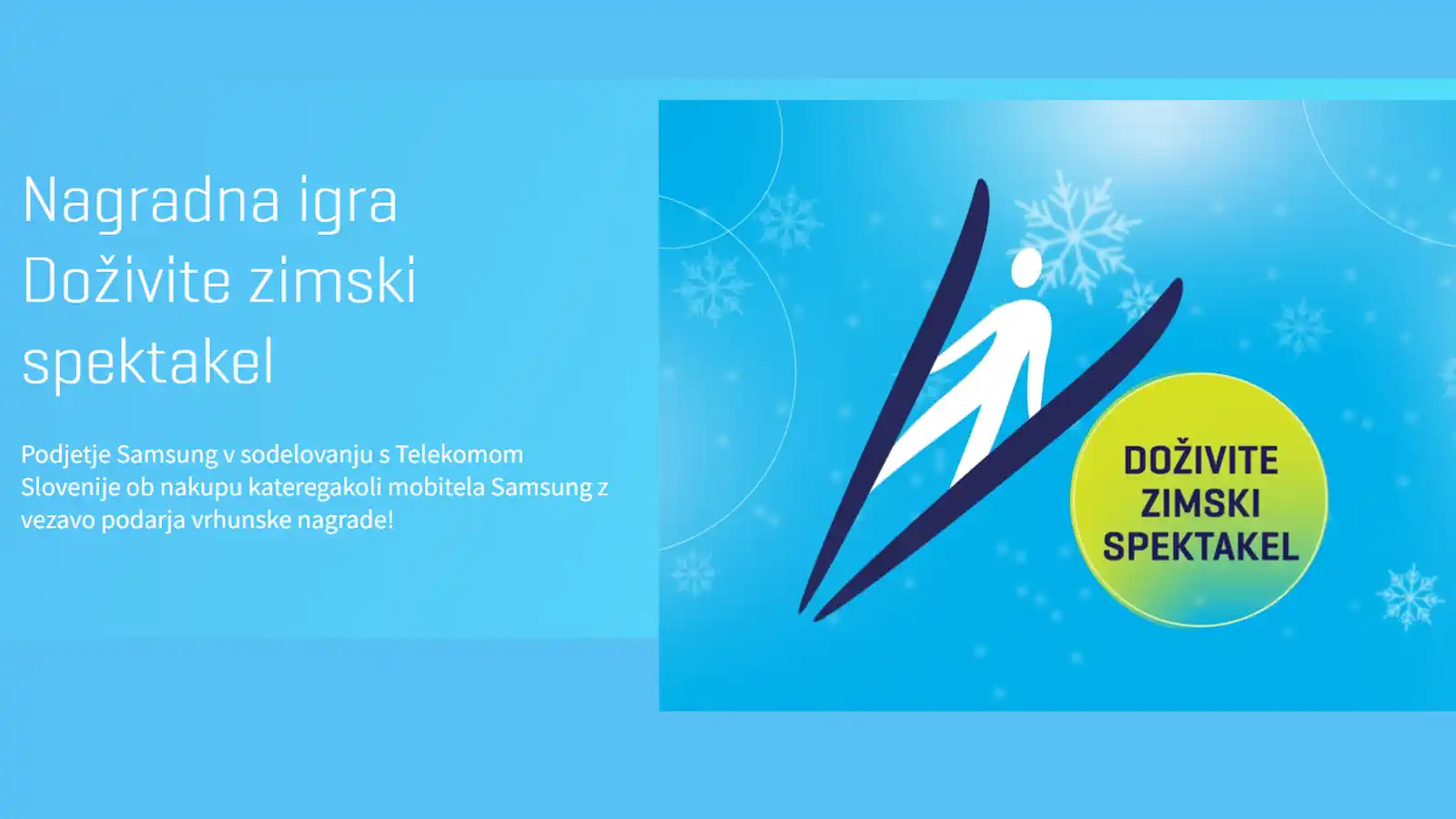 Nagradna igra Telekoma Slovenija: Zimski spektakel
